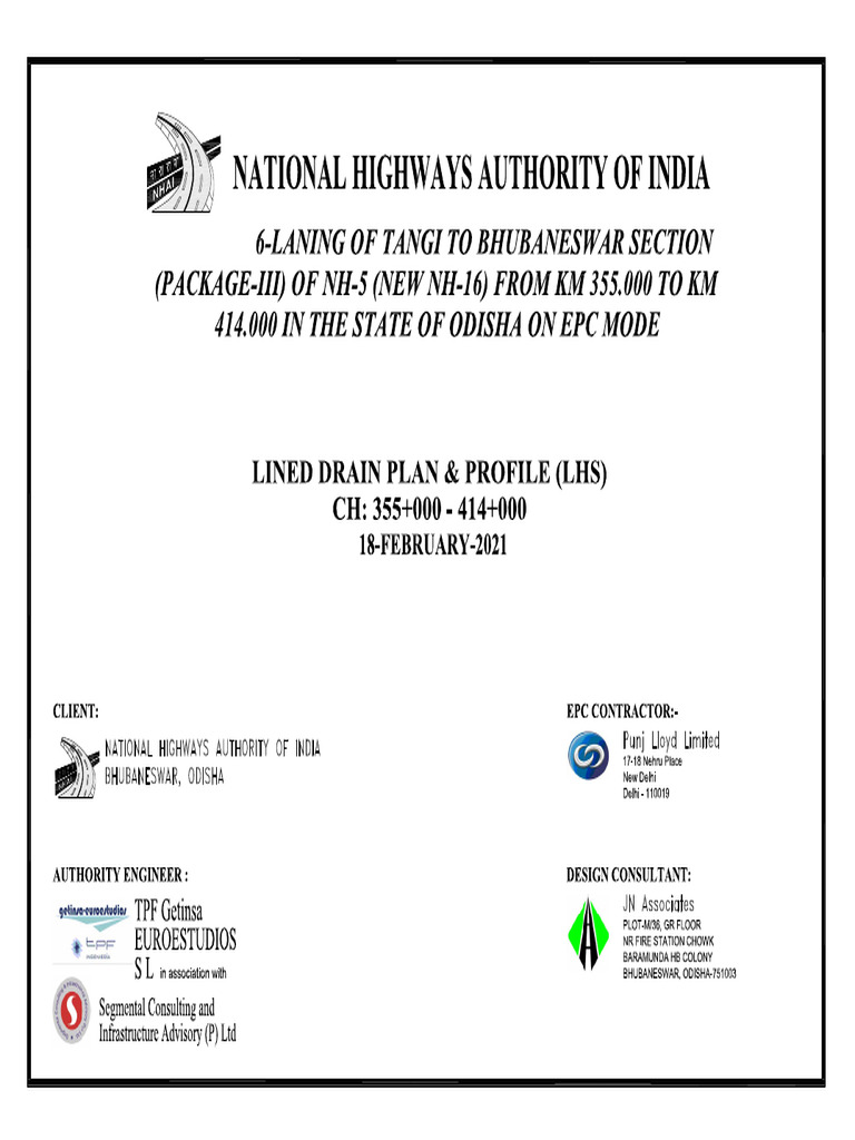 Drain Plan & Profile - LHS | PDF