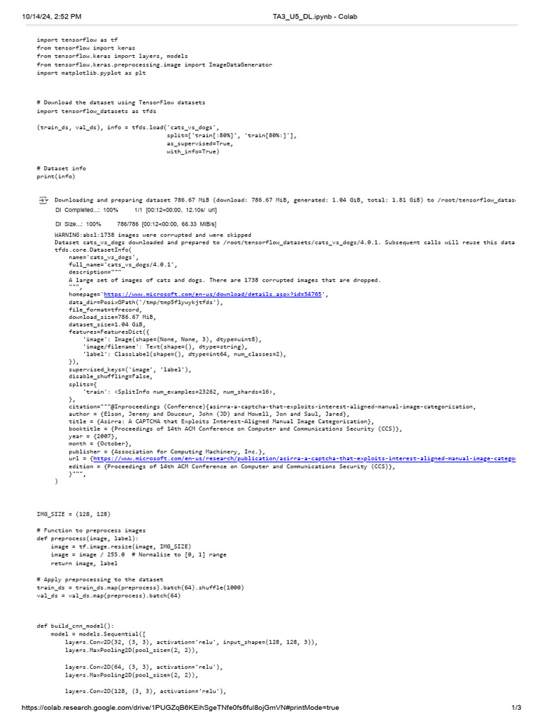 TA3_U5_DL | PDF | Learning | Applied Mathematics