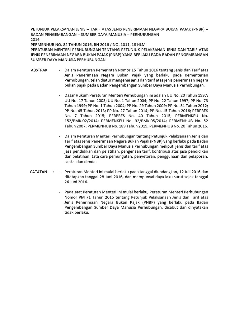 2016 Abspmkemenhub 082 | PDF