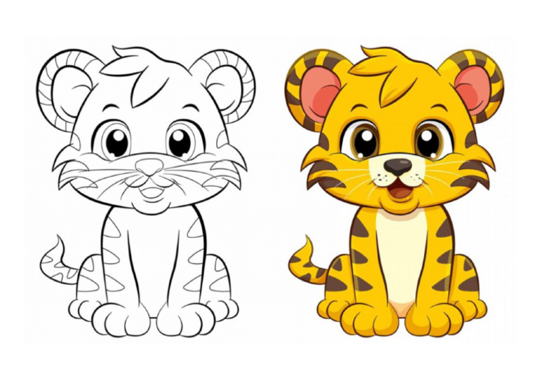 Gambar-Mewarnai-Macan-Kecil-1024x640 | PDF