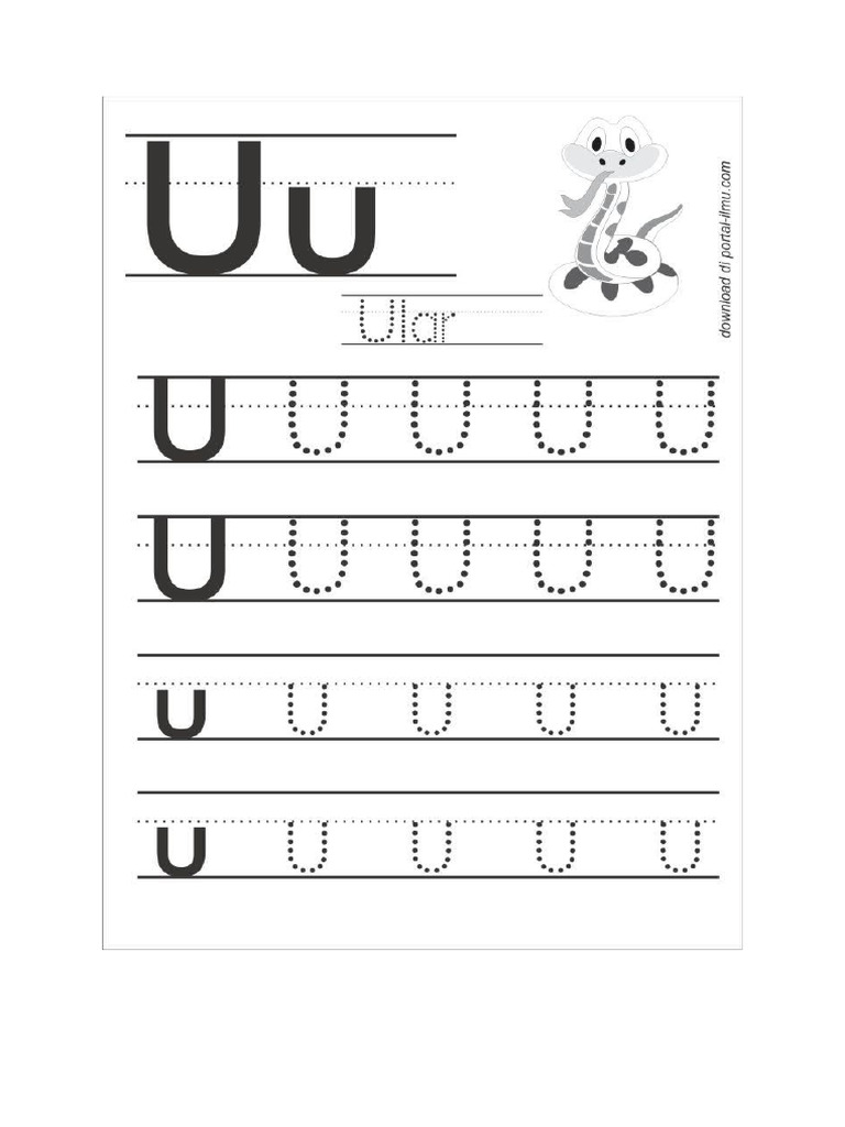 menebalkan huruf U | PDF