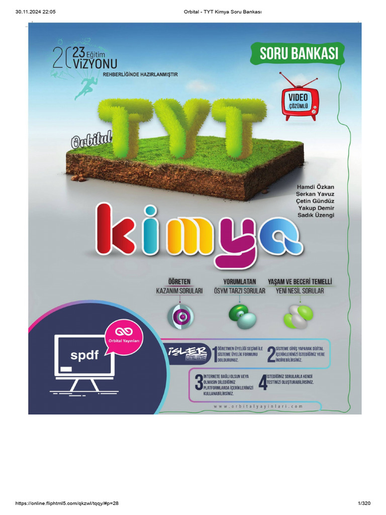 Orbital - TYT Kimya Soru Bankası | PDF