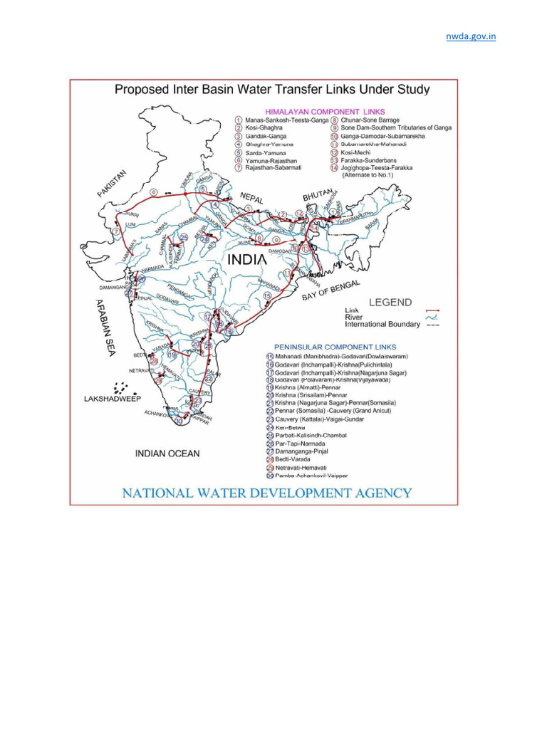 NWDA India R-I Map | PDF