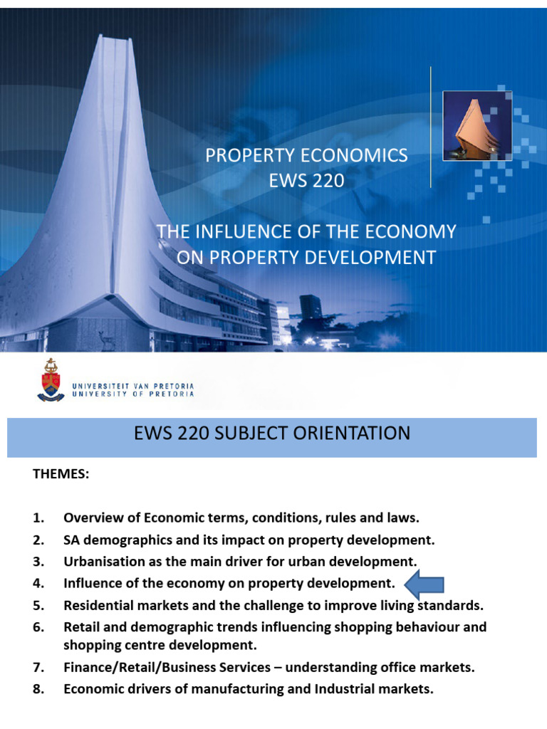 Ch3 Influence of The Economy On Property Development | PDF | Demand | Supply (Economics)