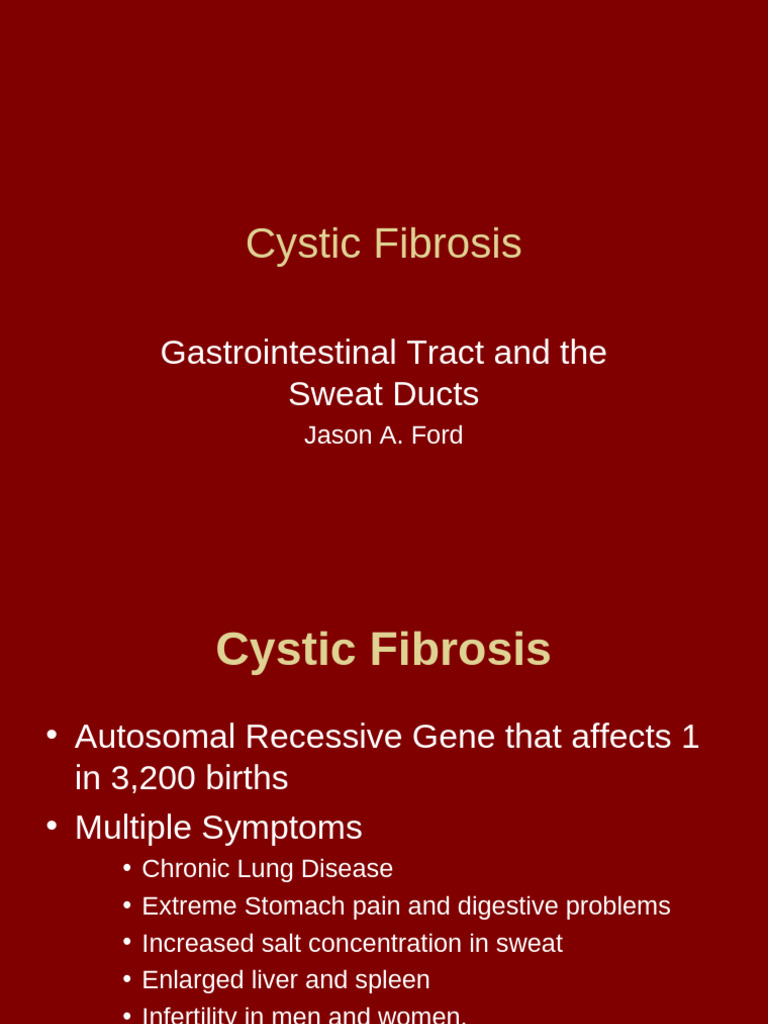 Sweat Ducts | PDF | Genetics | Diseases And Disorders