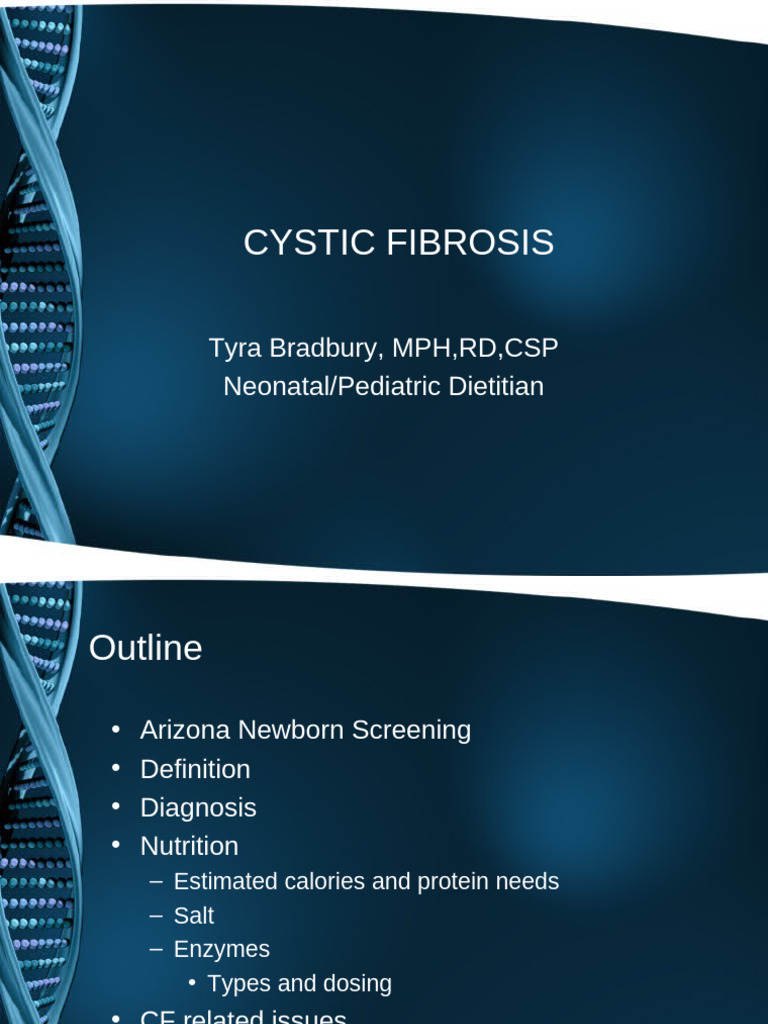 Cystic Fibrosis Nutrition and Care Guide | PDF | Clinical Medicine ...