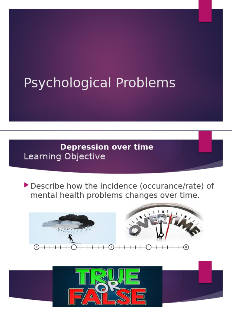 2.Depression-Changes Over Time | PDF | Major Depressive Disorder ...