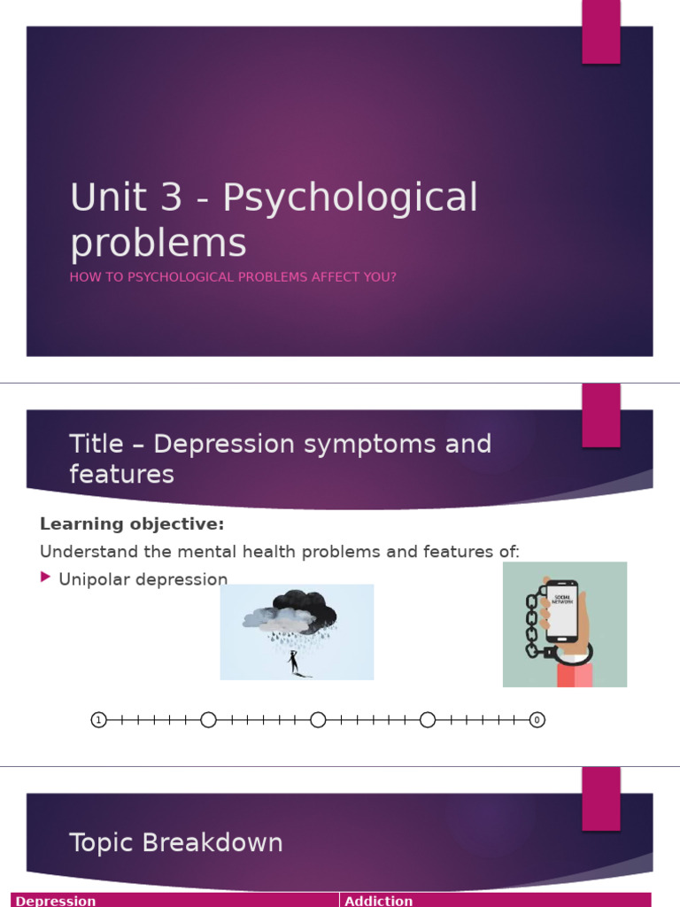Depression-Symptoms and Features V2 | PDF | Mental Disorder | Major ...