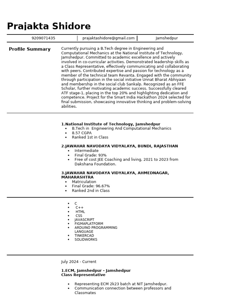 Classic management resume | PDF | Learning | Behavior Modification