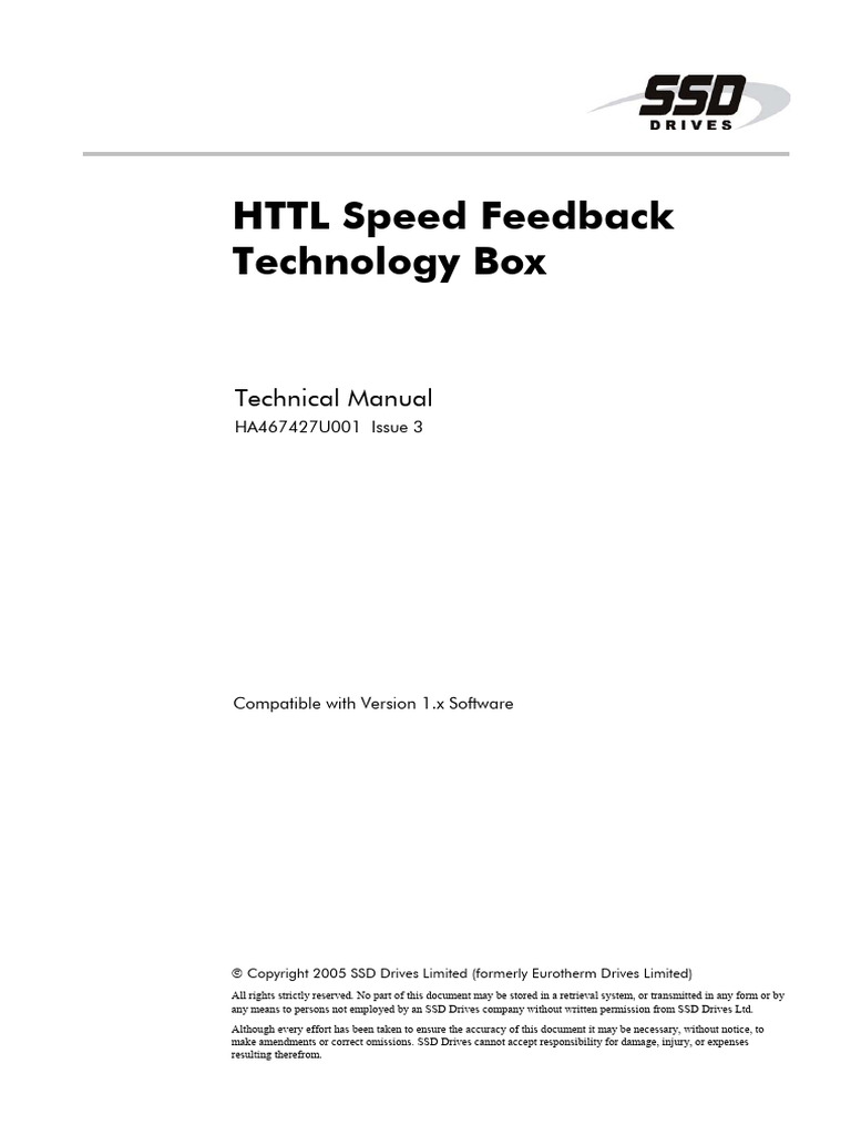 Parker-SSD-Drives-690PB-Encoder-Manual | PDF | Electric Motor | Power ...