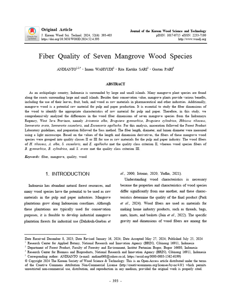 08 Wood-2023-0113 Andianto ANDIANTO - Final | PDF | Wood | Paper