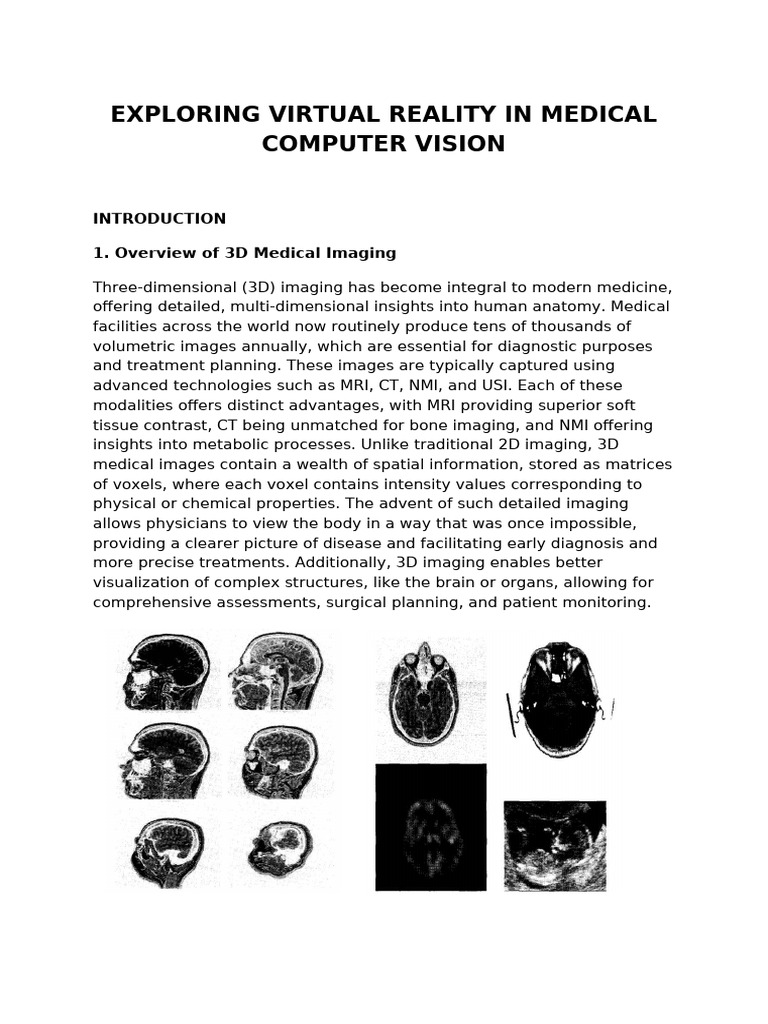 computer vision | PDF | Medical Imaging | Neuroimaging