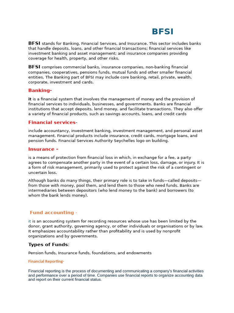 BFSI (2) | PDF | Banks | Audit