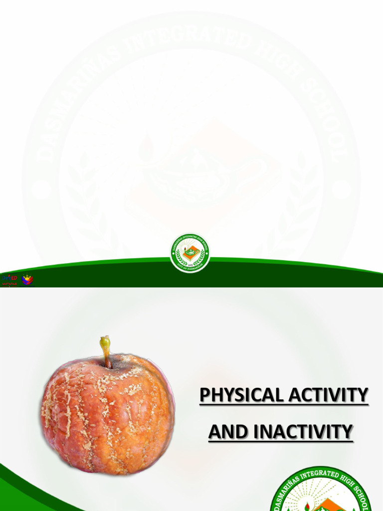 Lesson 4 Physical Activity and Inactivity | PDF | Cardiovascular ...