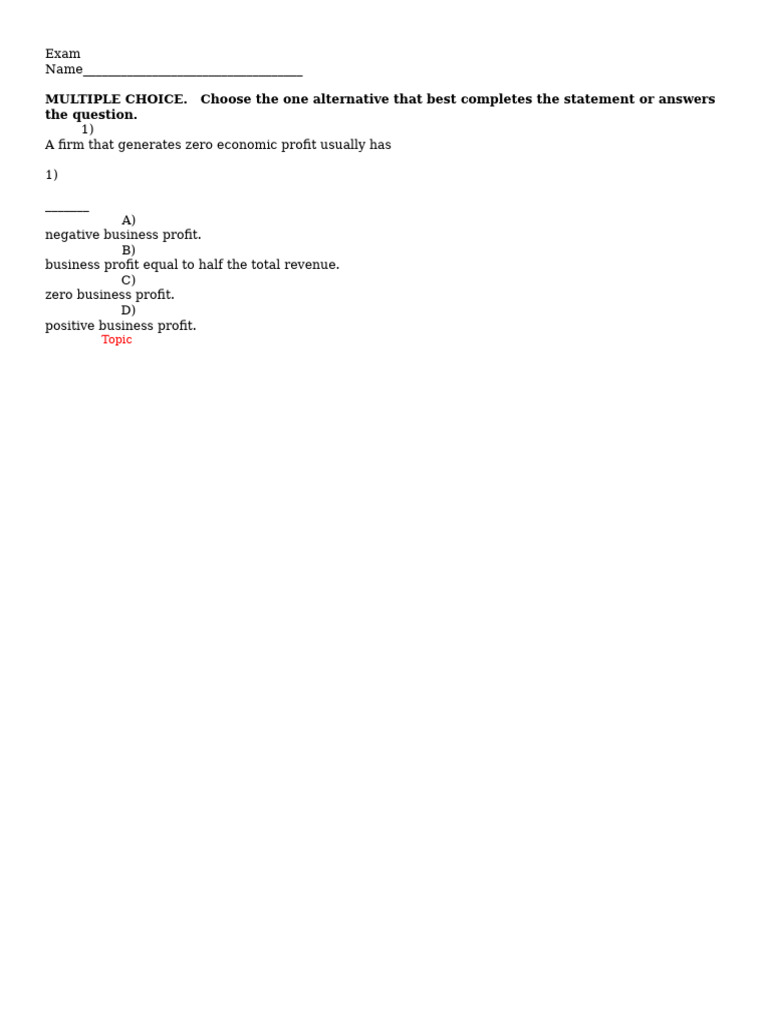 Problem Set 3 | PDF | Economic Surplus | Profit (Economics) Problem Set 3 | PDF | Economic Surplus | Profit (Economics)