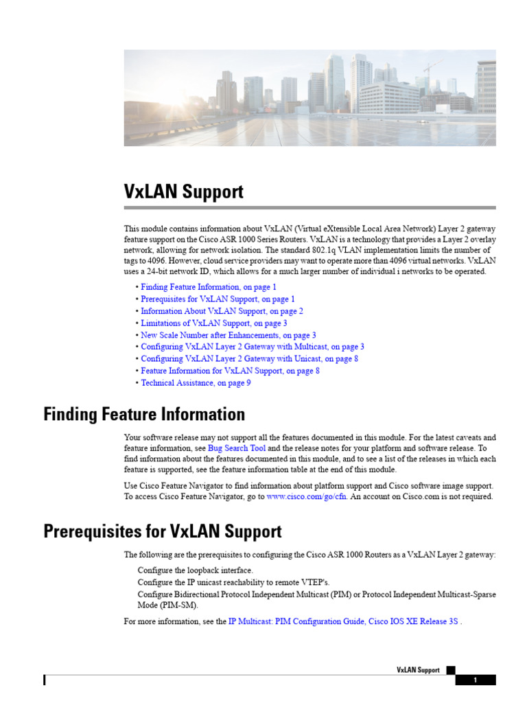 ce-vxlan-support | PDF | Multicast | Computer Network