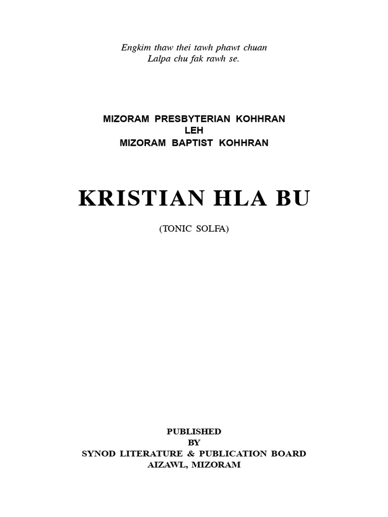 Kristian Hla Bu | PDF