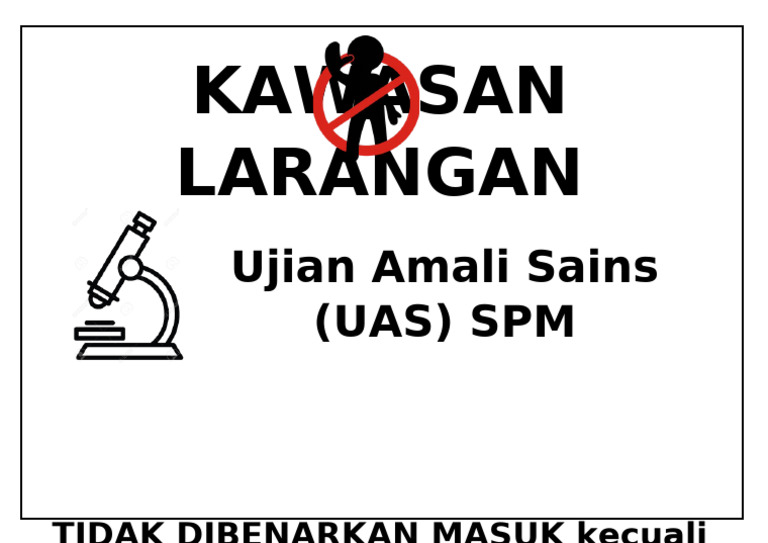 Kawasan Larangan | PDF