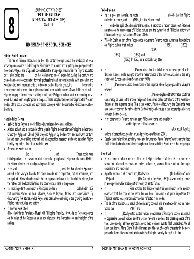 Indigenizing The Social Sciences | PDF | Philippines