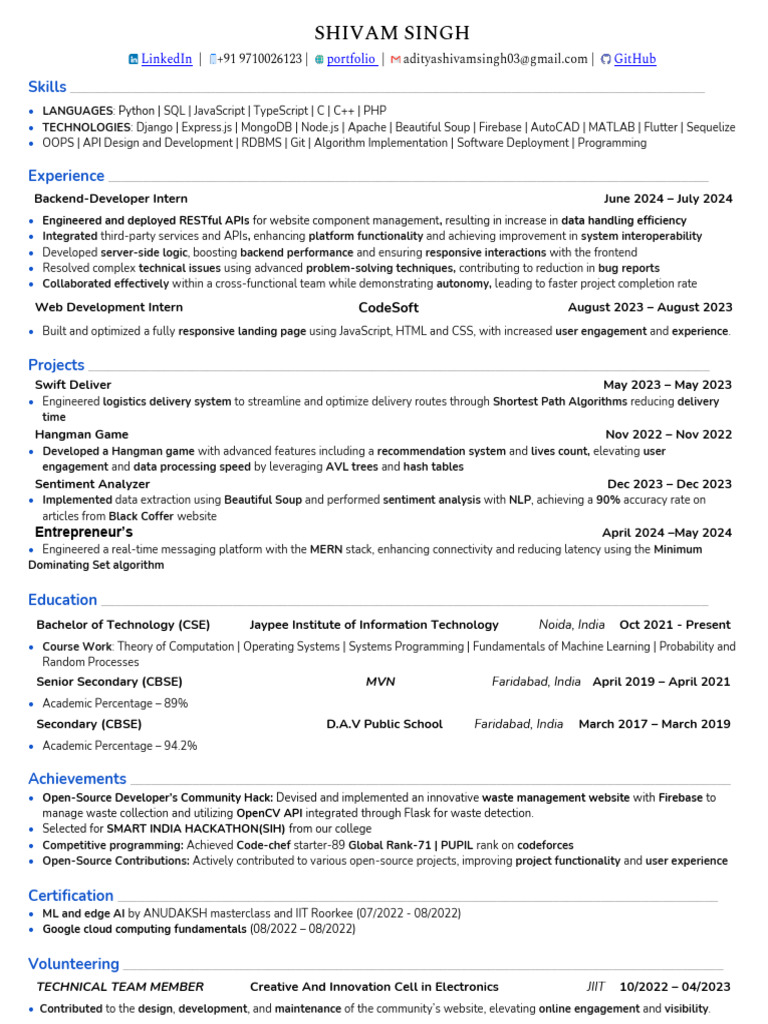 MyResume | PDF | Web Development | Software Development