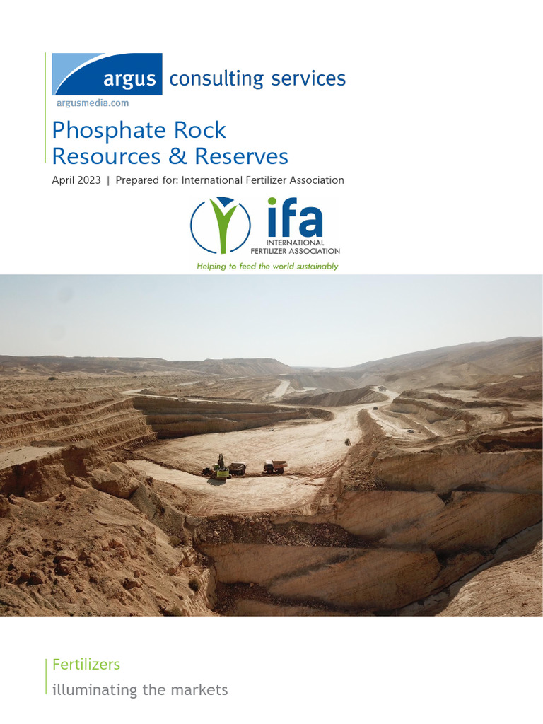 2023 Argus IFA Phosphate Rock Resources and Reserves Final | PDF ...