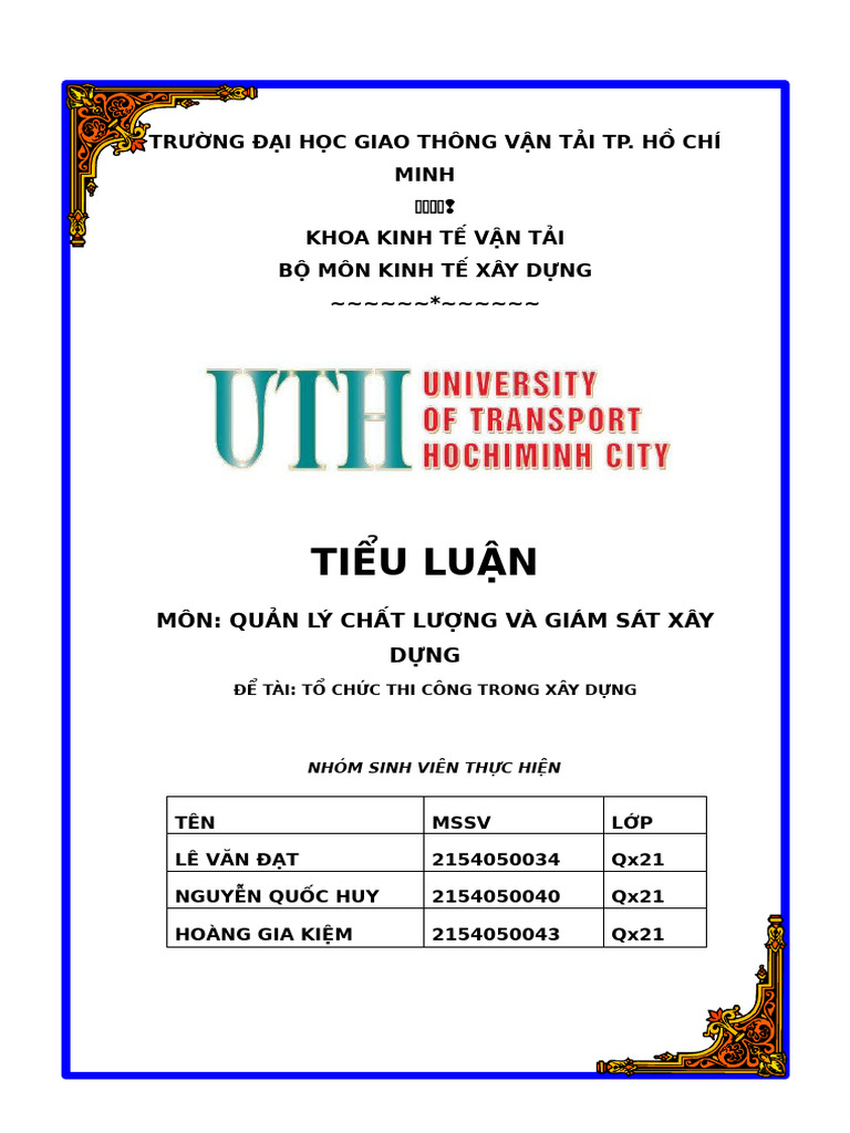 T CH C Thi Công | PDF