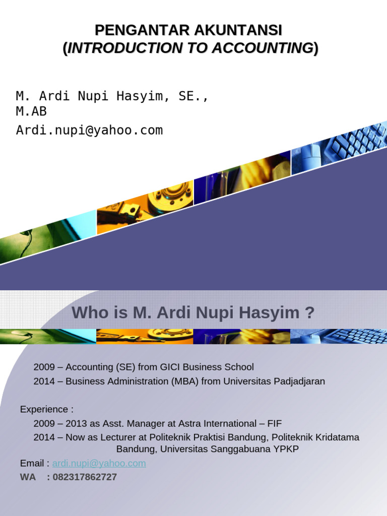 Materi 1 Pengantar Akuntansi | PDF