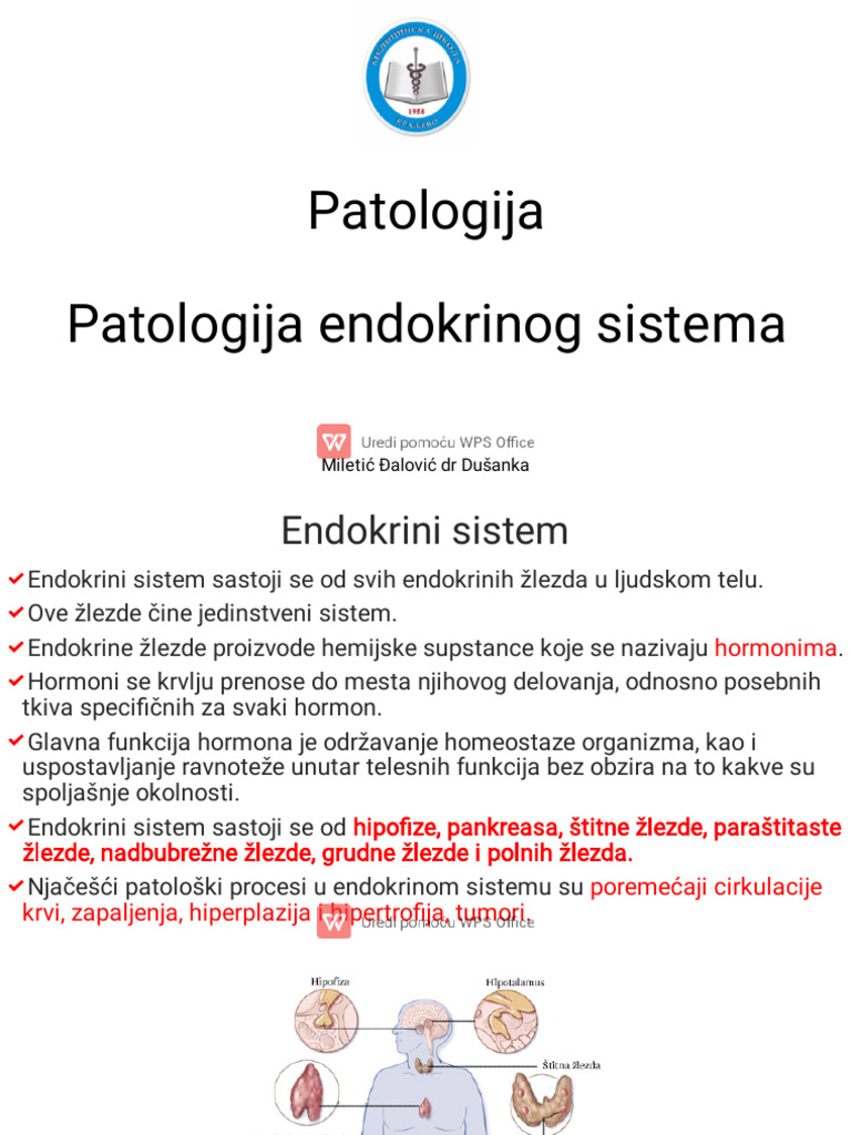 2.patologija Endokrinog Sistema | PDF
