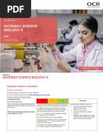 GCSE Biology Paper 1 Topics Overview | PDF | Biology | Cell (Biology)