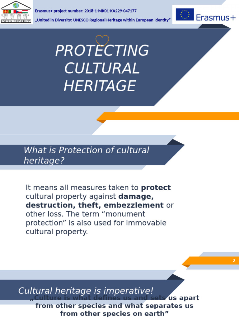 Protecting Cultural Heritage Strategies | PDF | Cultural Heritage ...
