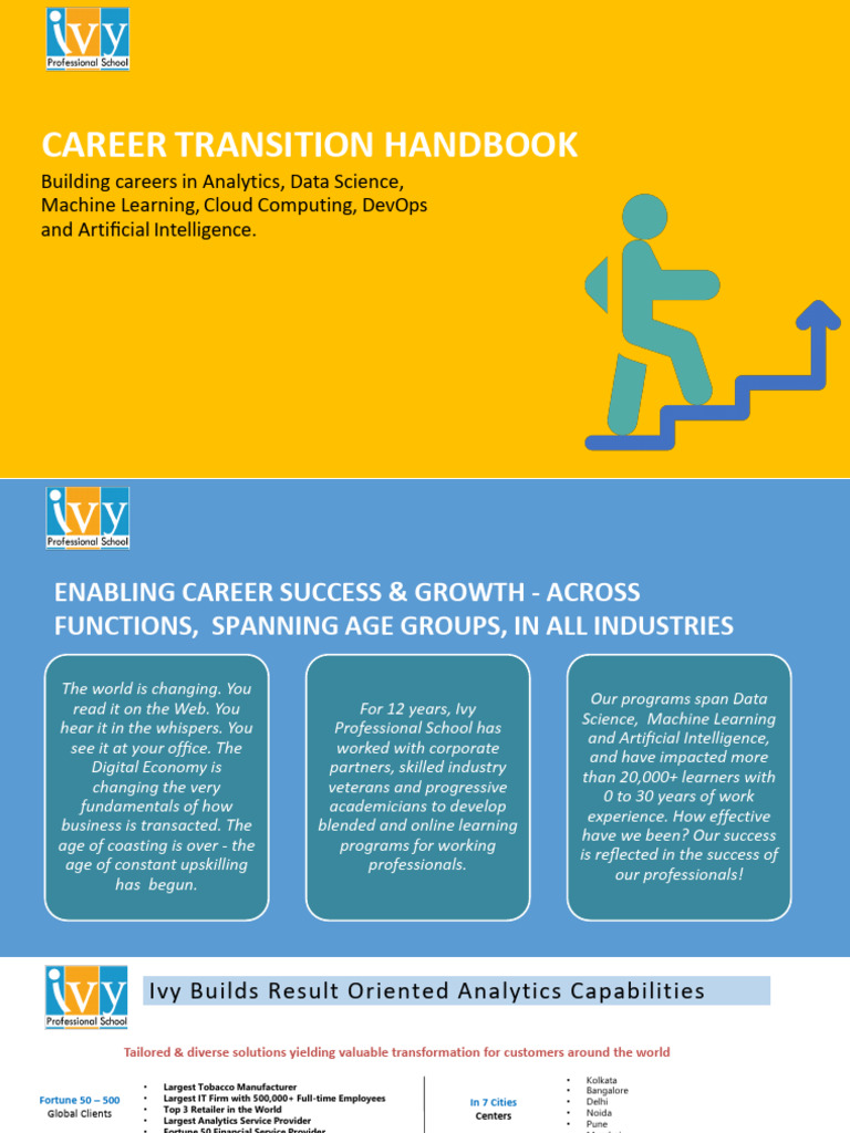 Career Transition Handbook 4jan2021 | PDF | Analytics | Business