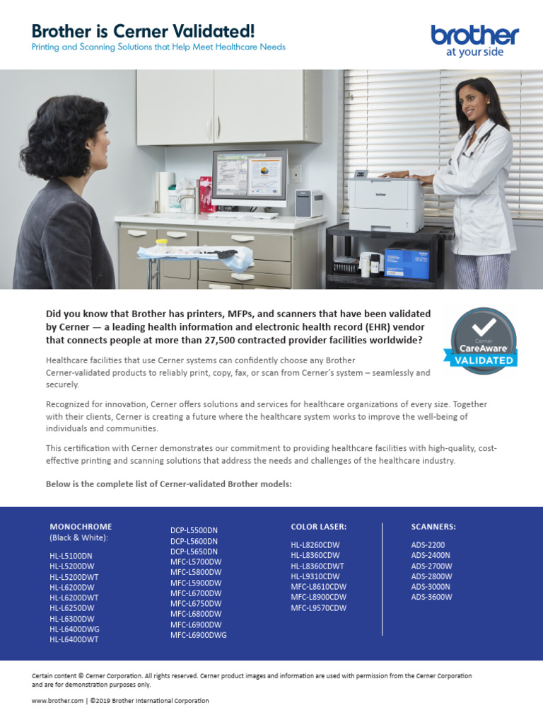 Cerner Validated Flyer | PDF | Image Scanner | Office Equipment