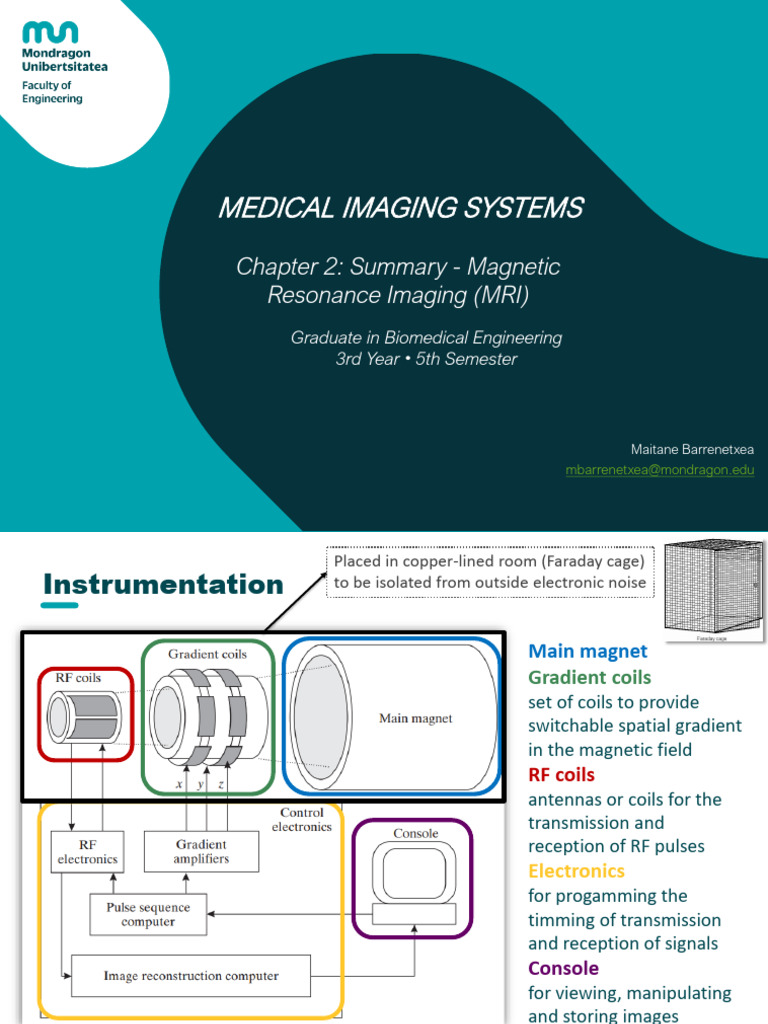 Ch2 MRI Summary | PDF | Magnetic Resonance Imaging | Superconductivity