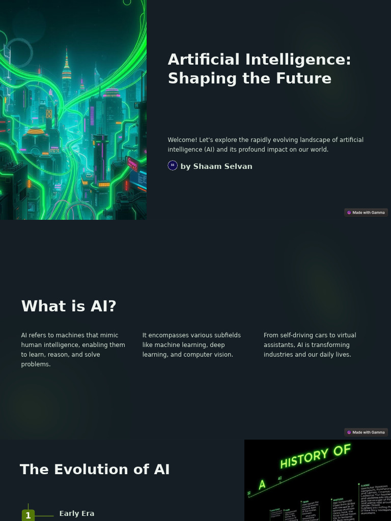 AI's Impact: Evolution and Future Insights | PDF | Artificial ...