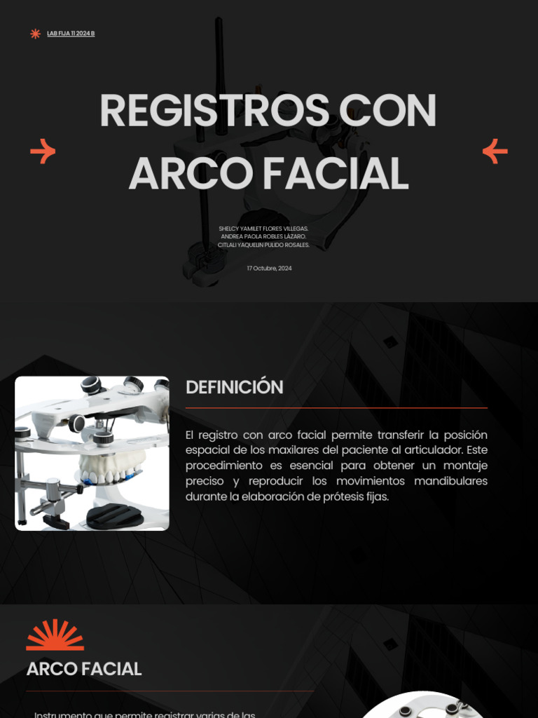 Registro con Arco Facial en Pacientes | PDF | Odontología