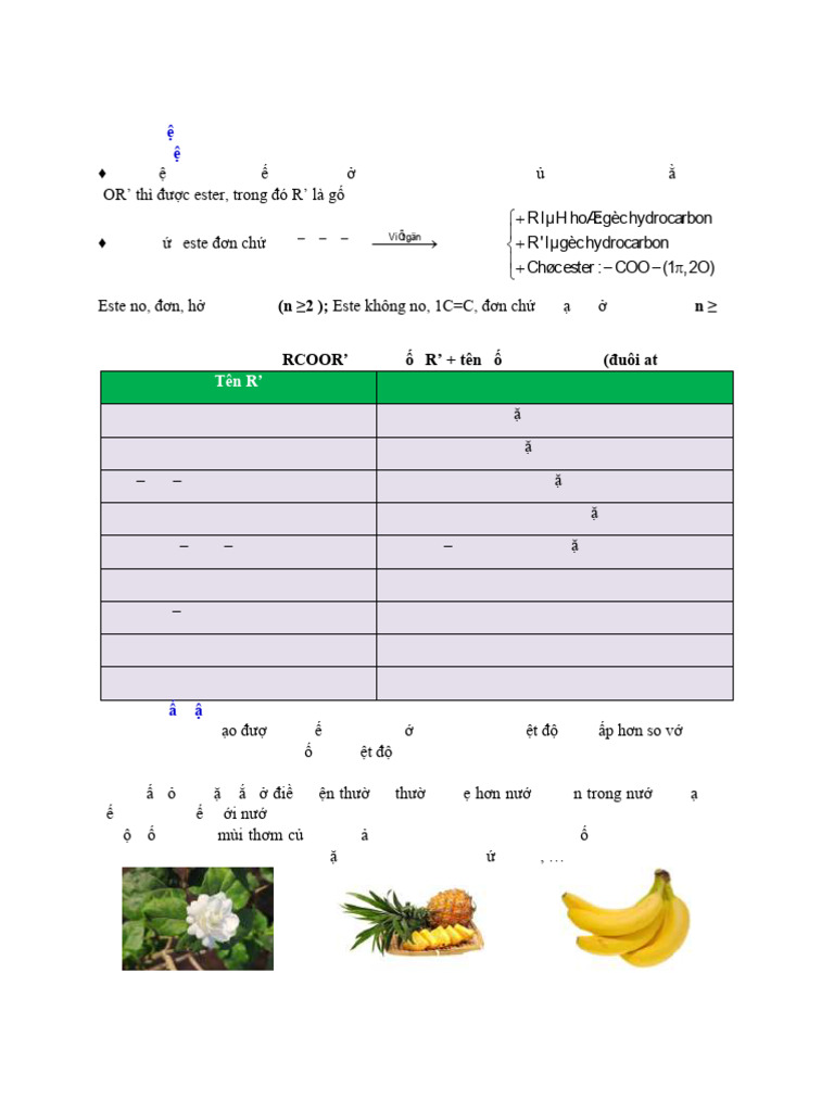 Chương 1. Ester | PDF