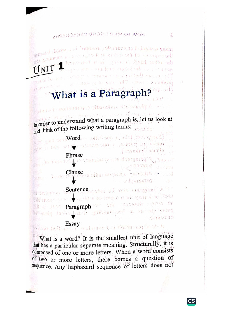 A Hand Book of Paragraph 1 | PDF