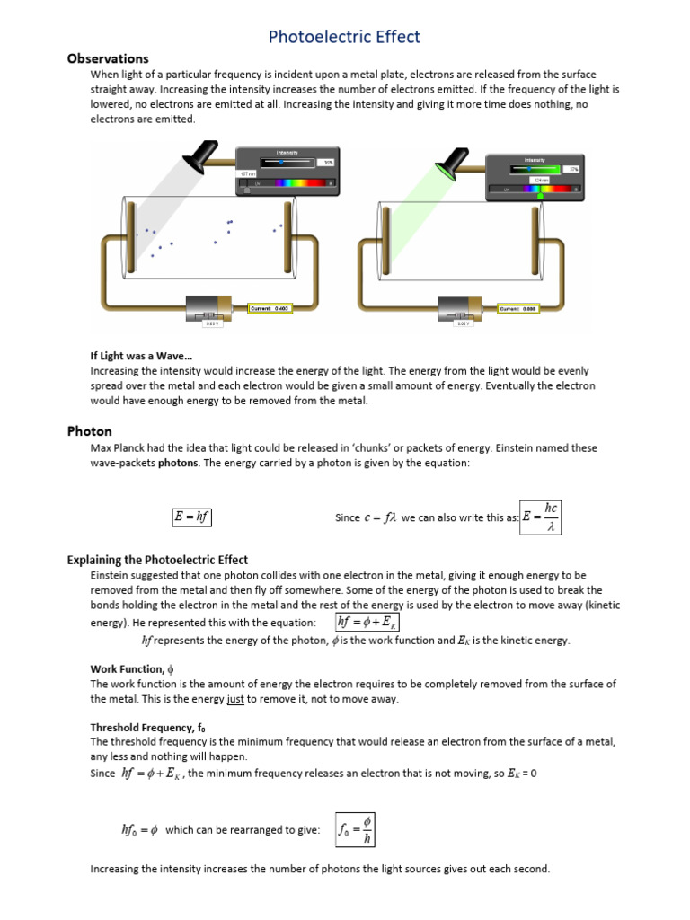 12.1-Photoelectric-effect | PDF | Photoelectric Effect | Photon