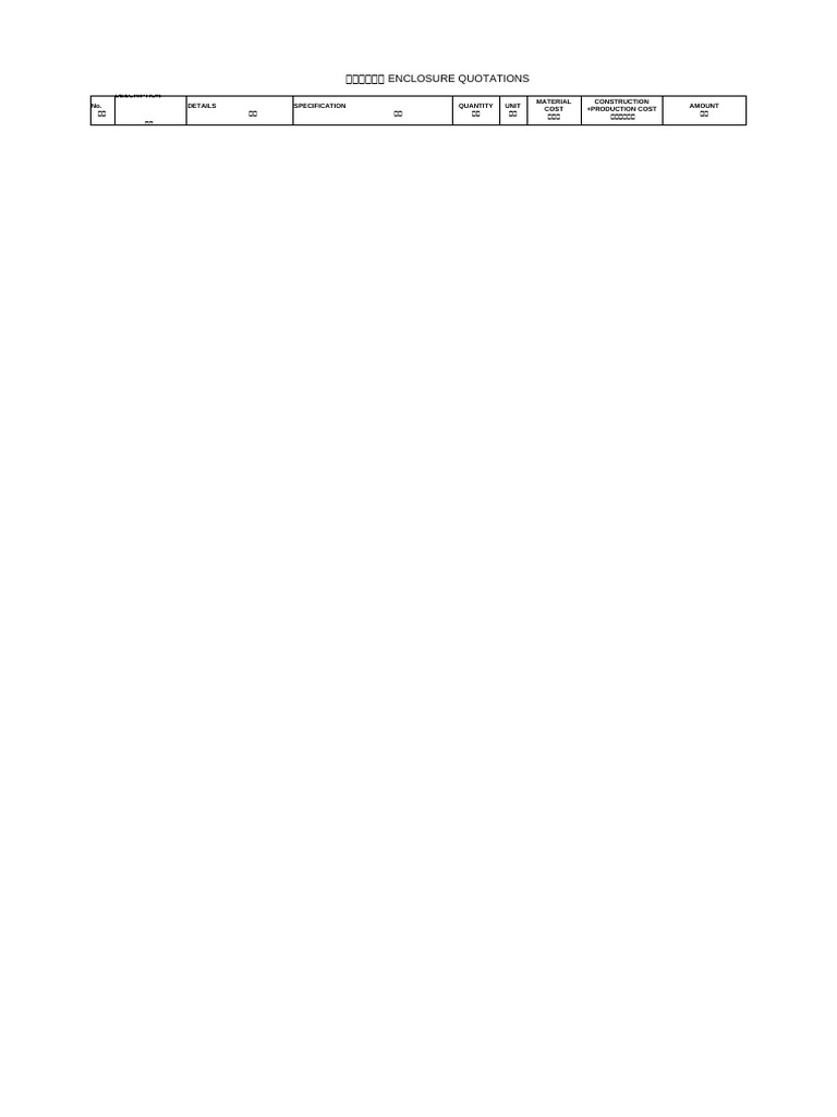 BOQ Roof Panel R3 | PDF