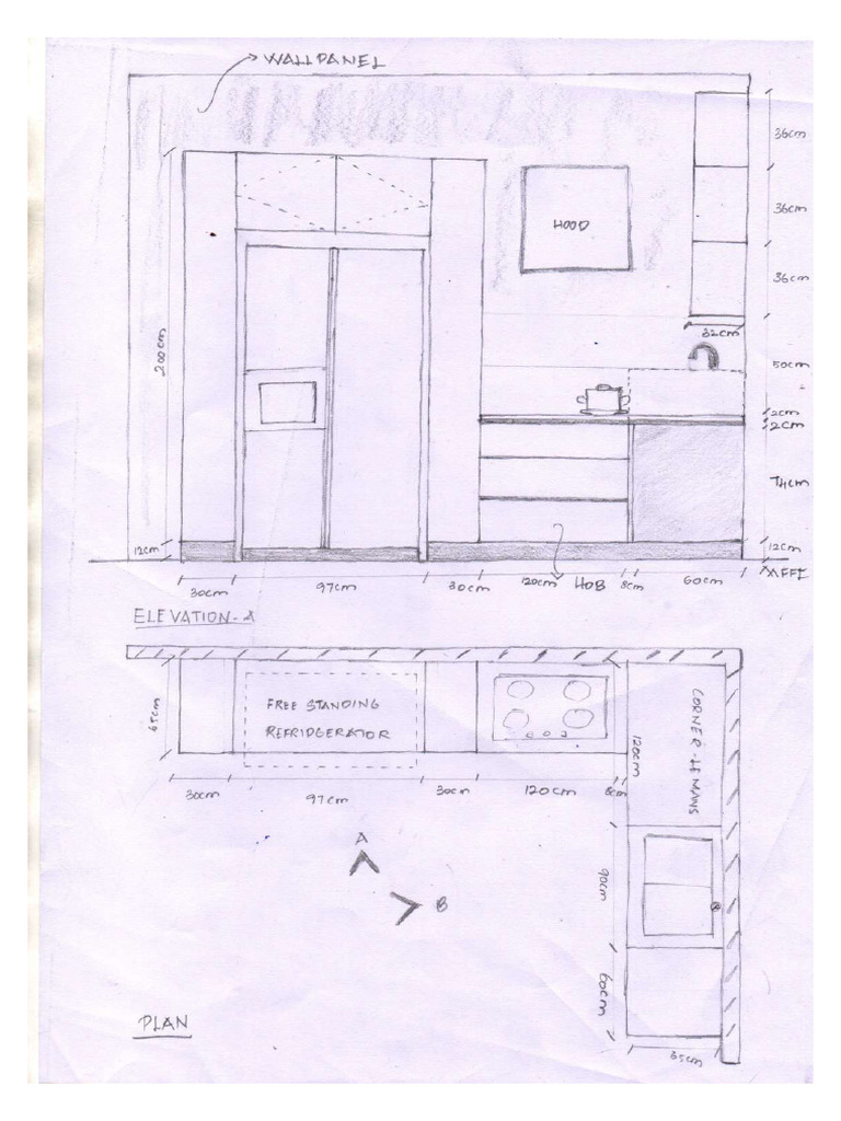 Display Kitchen Sketchings | PDF