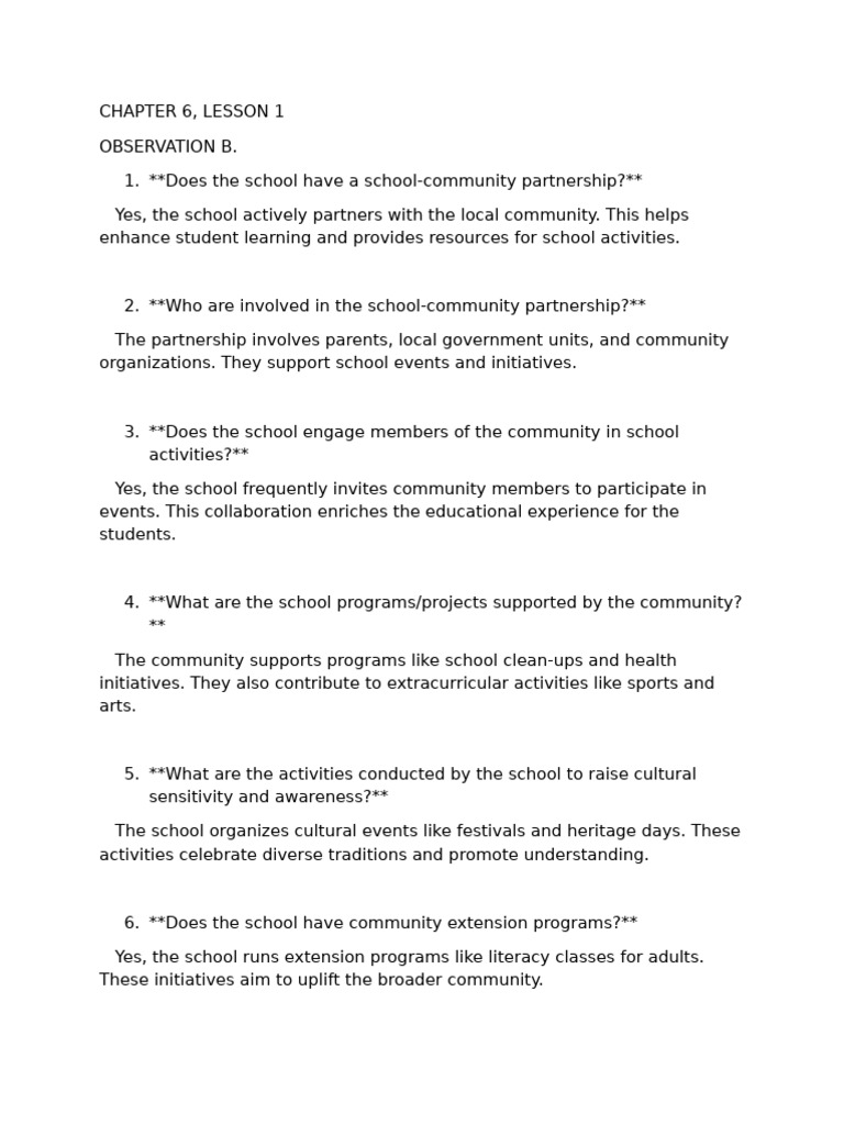 Fs1 Chapter 6 | PDF | Teachers | Learning