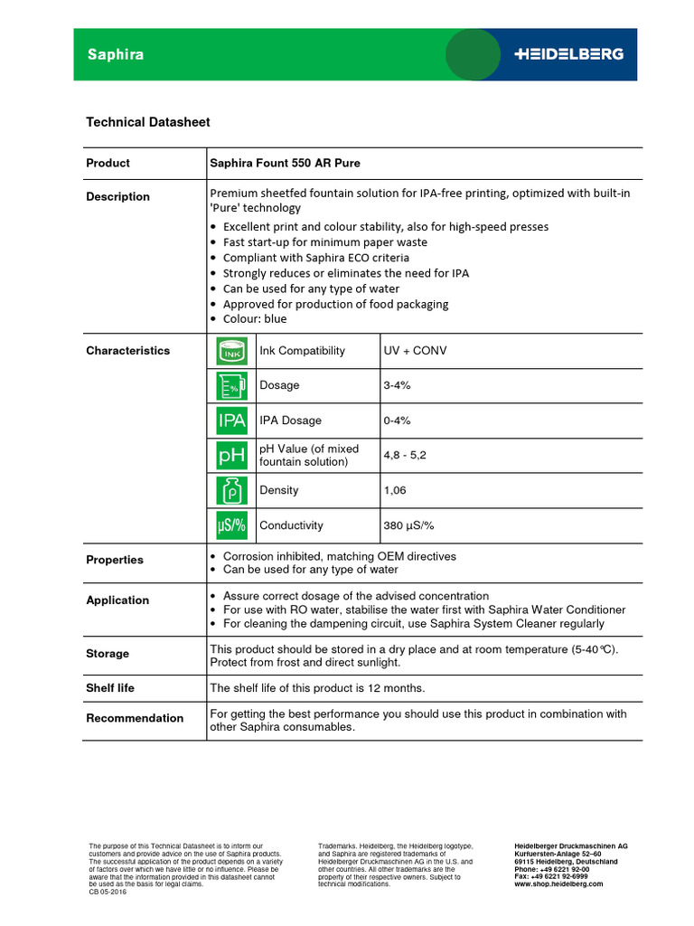 Fount-550-AR-Pure_H_pri_TDS_English_TDS | PDF