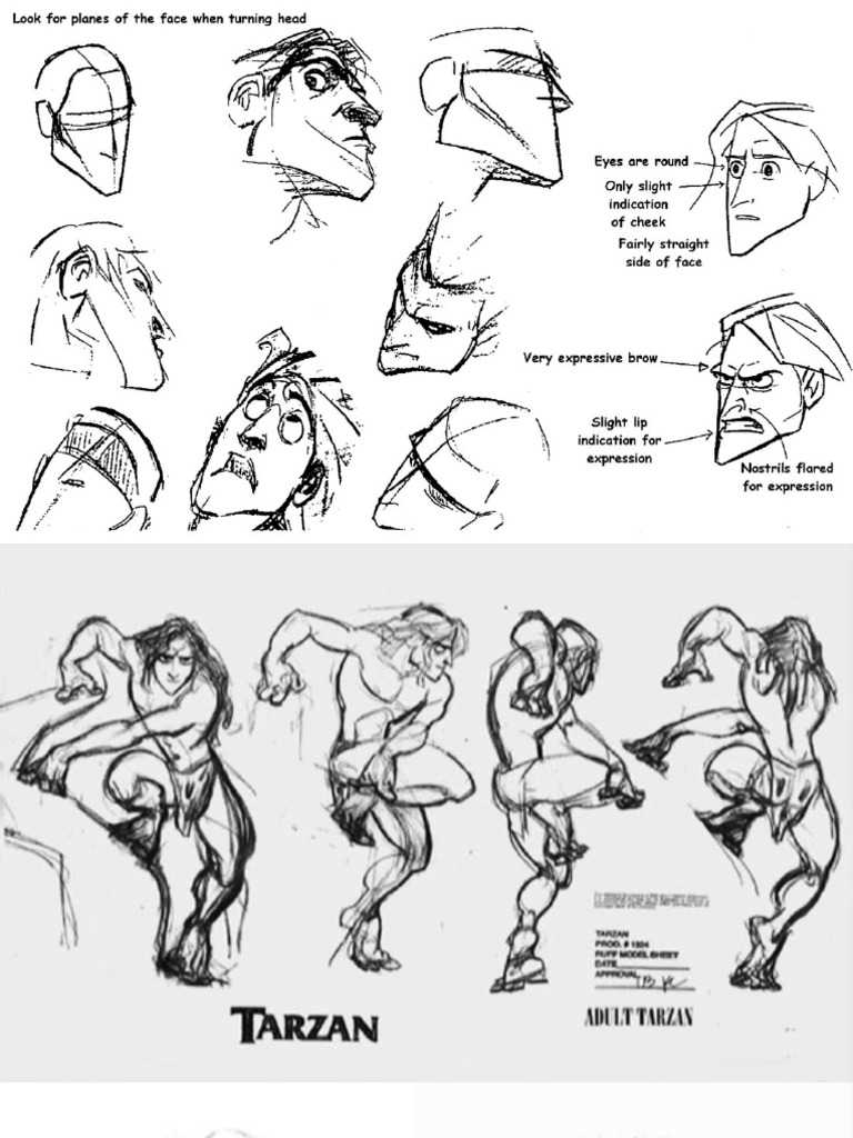 Tarzan Model Sheets | PDF