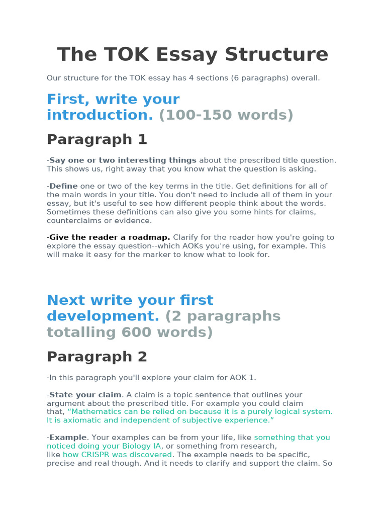 Essay Structure | PDF | Essays | Euclidean Geometry