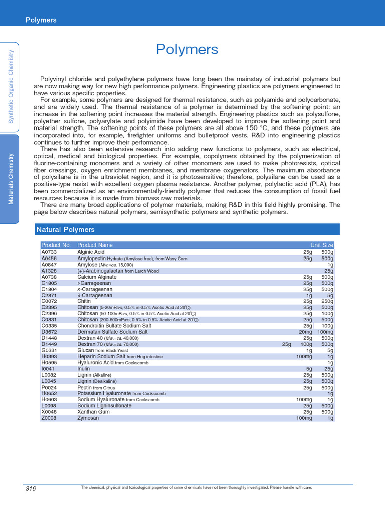 ReagentGuide 8th SynthesticOrganicChemistry MaterialsChemistry-320-396 | PDF | Polyethylene ...