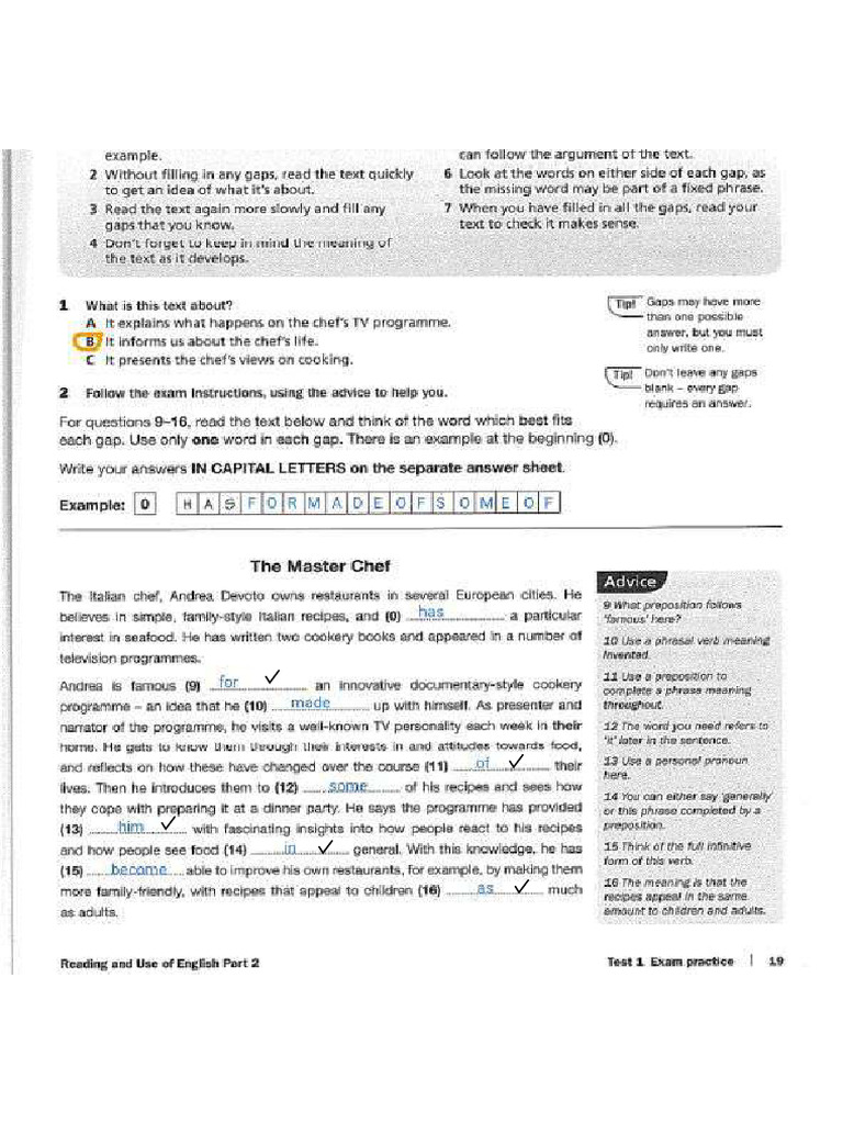 Test 1 Pages 19 To 23 | PDF