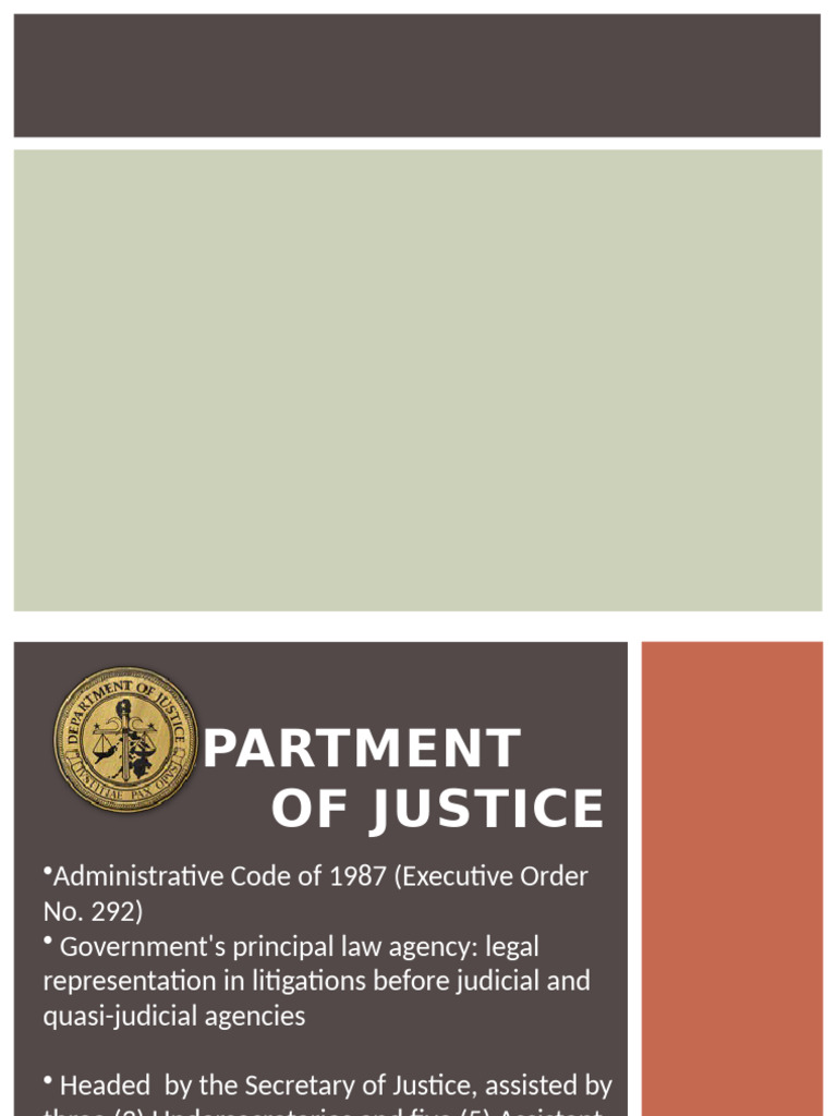 DOJ Structure and PAO Functions | PDF | Prosecutor | United States ...