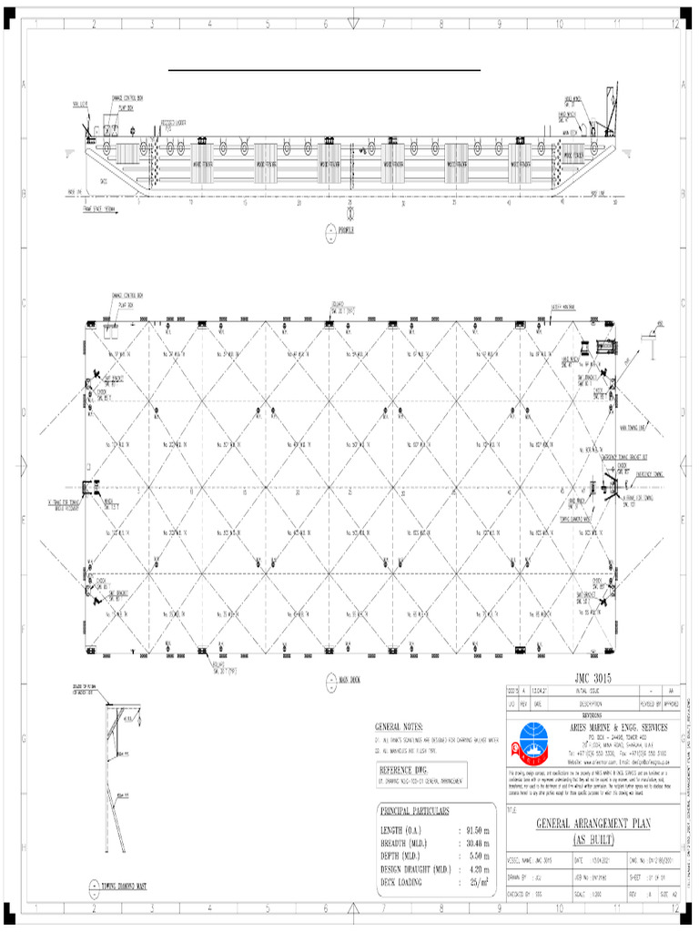 Dn12180 - 2001 - General Arrangement Plan (As Built) - Rev.a 13apr2021 | PDF