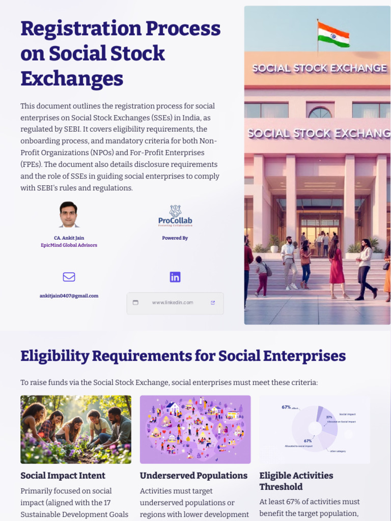 Registration Process On Social Stock Exchanges | PDF | Nonprofit ...