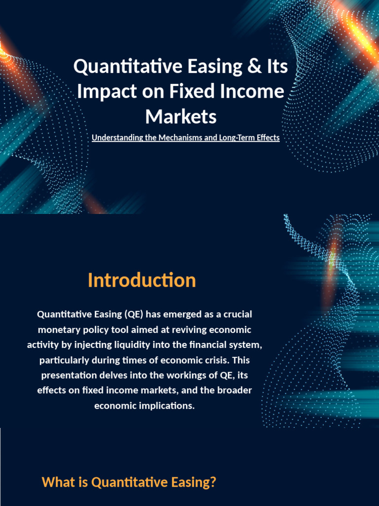 Quantitative Easing & Its Impact On Fixed Income Markets | PDF | Quantitative Easing | Bonds ...